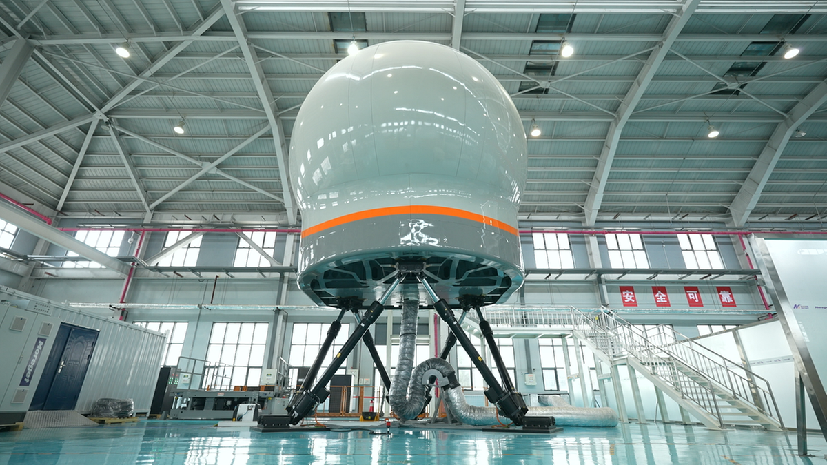 China unveils first high-level self-developed flight simulator platform ...
