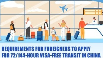 Requirements for foreigners to apply for 72/144-hour visa-free transit ...