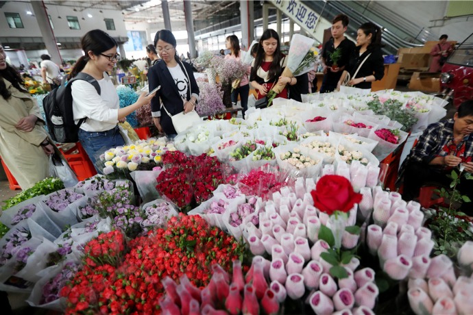 China's flower industry flourishing amid growing demand | investinchina ...