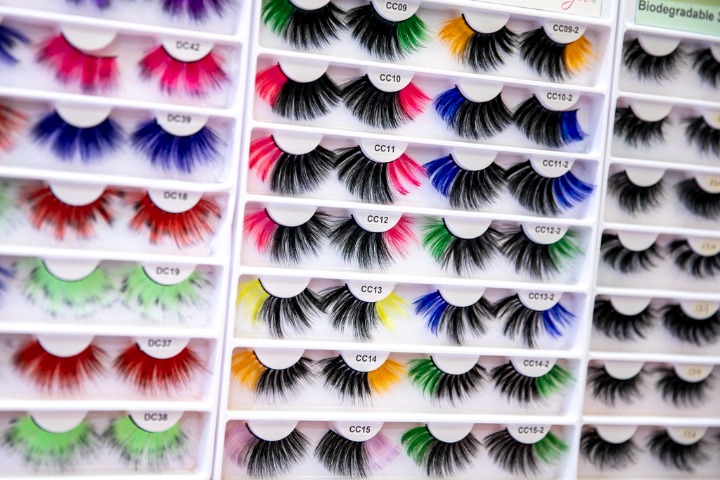 False eyelashes generate wealth in small city in E China's Shandong ...
